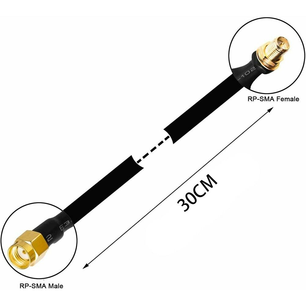 Cables - RP-SMA Helium Ultra Low Loss 30cm Flat Coax Cable – The ...